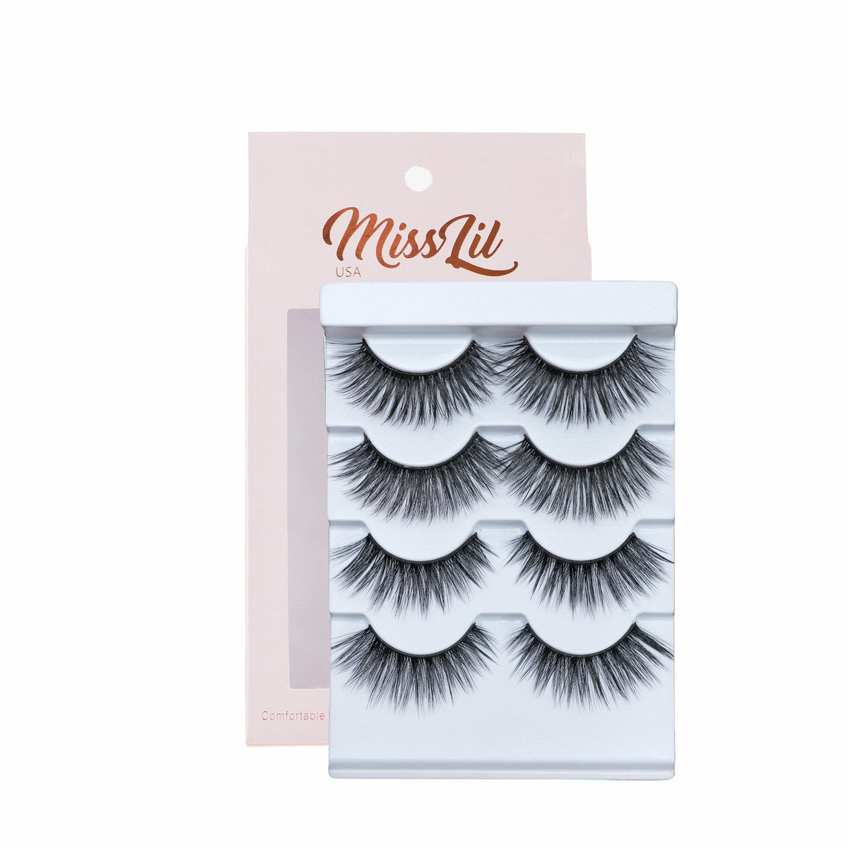 4 Pairs Lashes - Classic Collection #19 | Miss Lil USA