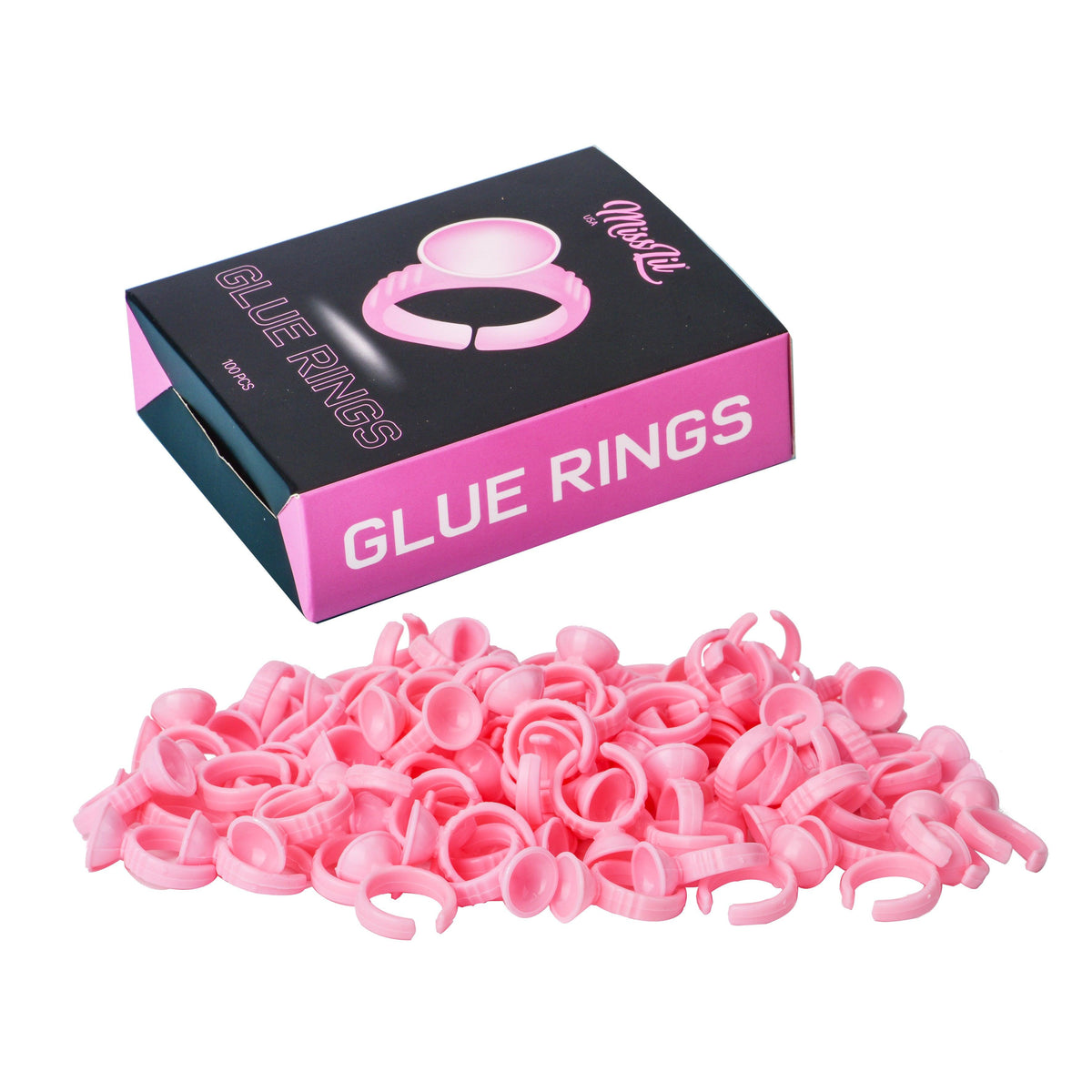 Glue Rings 100 Pcs | Miss Lil USA